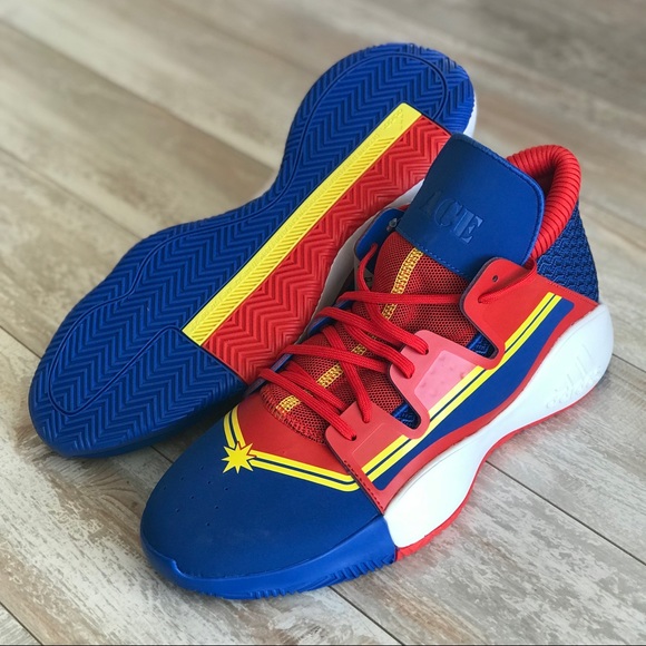 adidas | Shoes | Nwt Adidas Pro Vision Captain Marvel Mens Shoes | Poshmark